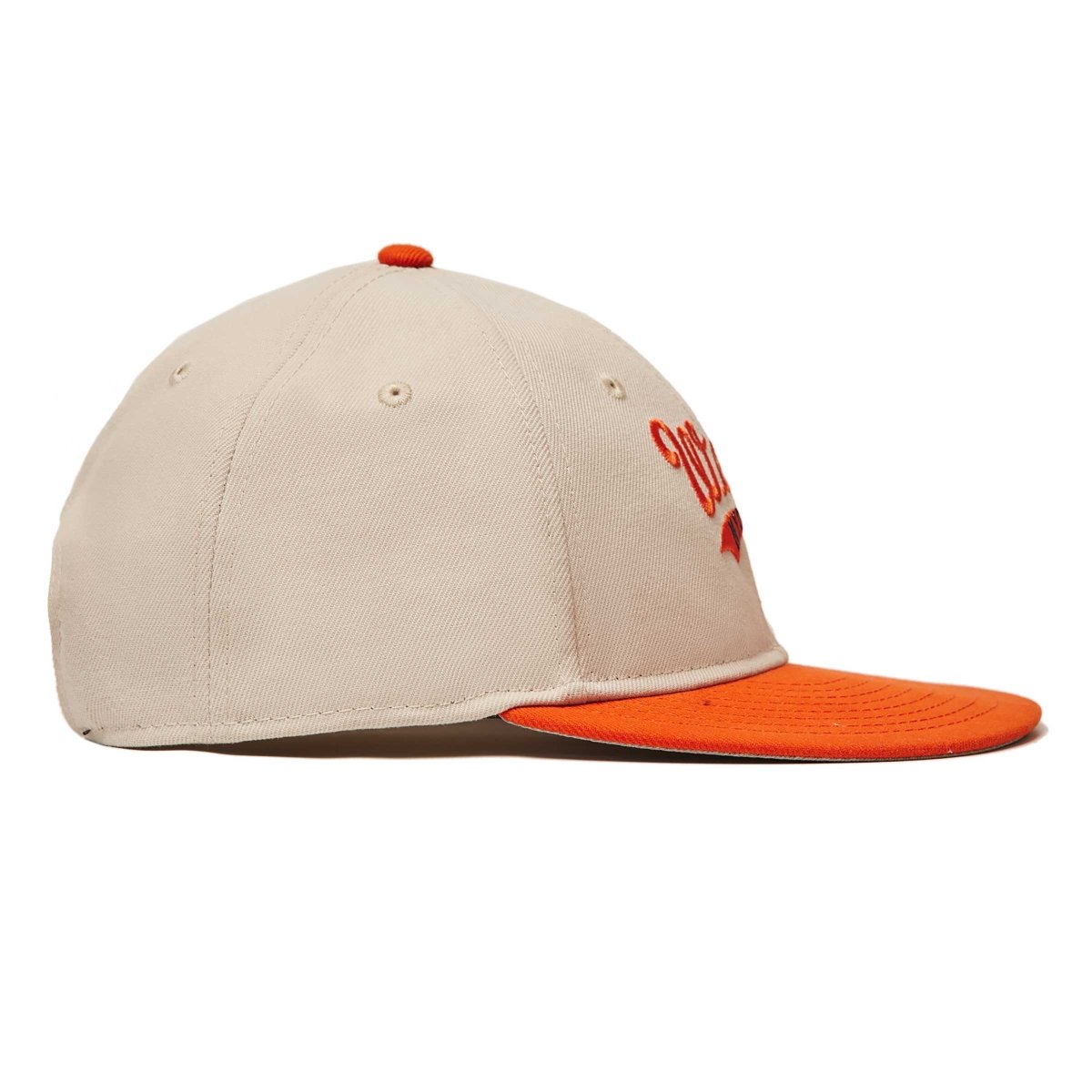 New Era X West NYC 9FIFTY RC Retro Crown Stone/Orange Core Logo Snapba
